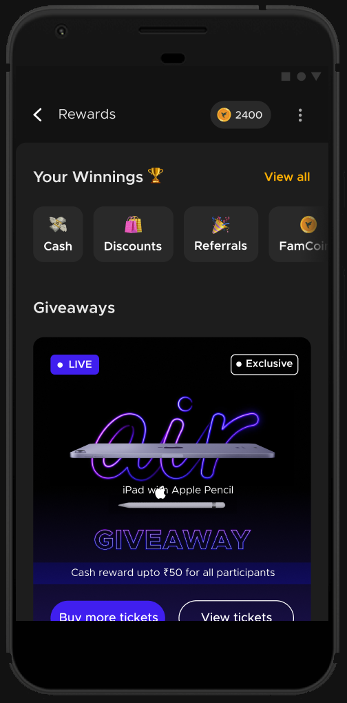 FamPay | Online and Offline Card